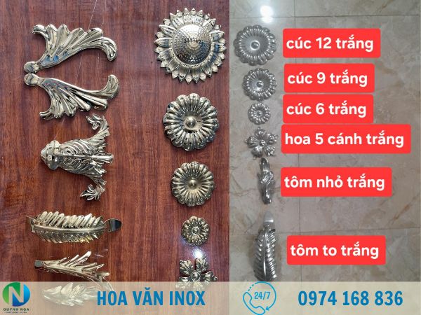 Cung Cấp Hoa Văn Inox, Phụ Kiện Hoa Văn Inox Gía Rẻ Trên Toàn Quốc
