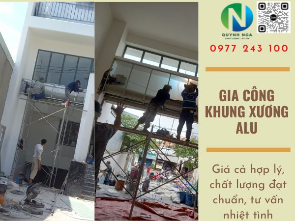Báo Gía Thi Công Khung Xương Ốp Alu,Gía Rẻ Chất Lượng Tại Hồ Chí Minh